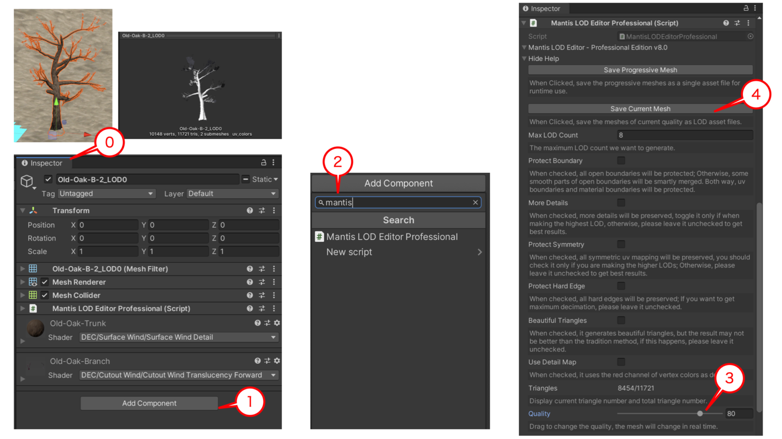 Mantis LOD Editor – Professional Editionを使ってLODを作成しよう | あそぽよブログ